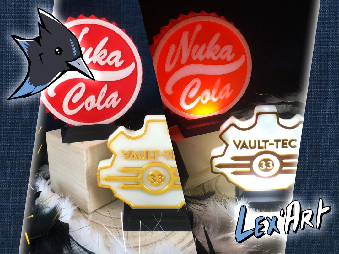 LAMP - Nuka Cola & Vault-tec - Etsy