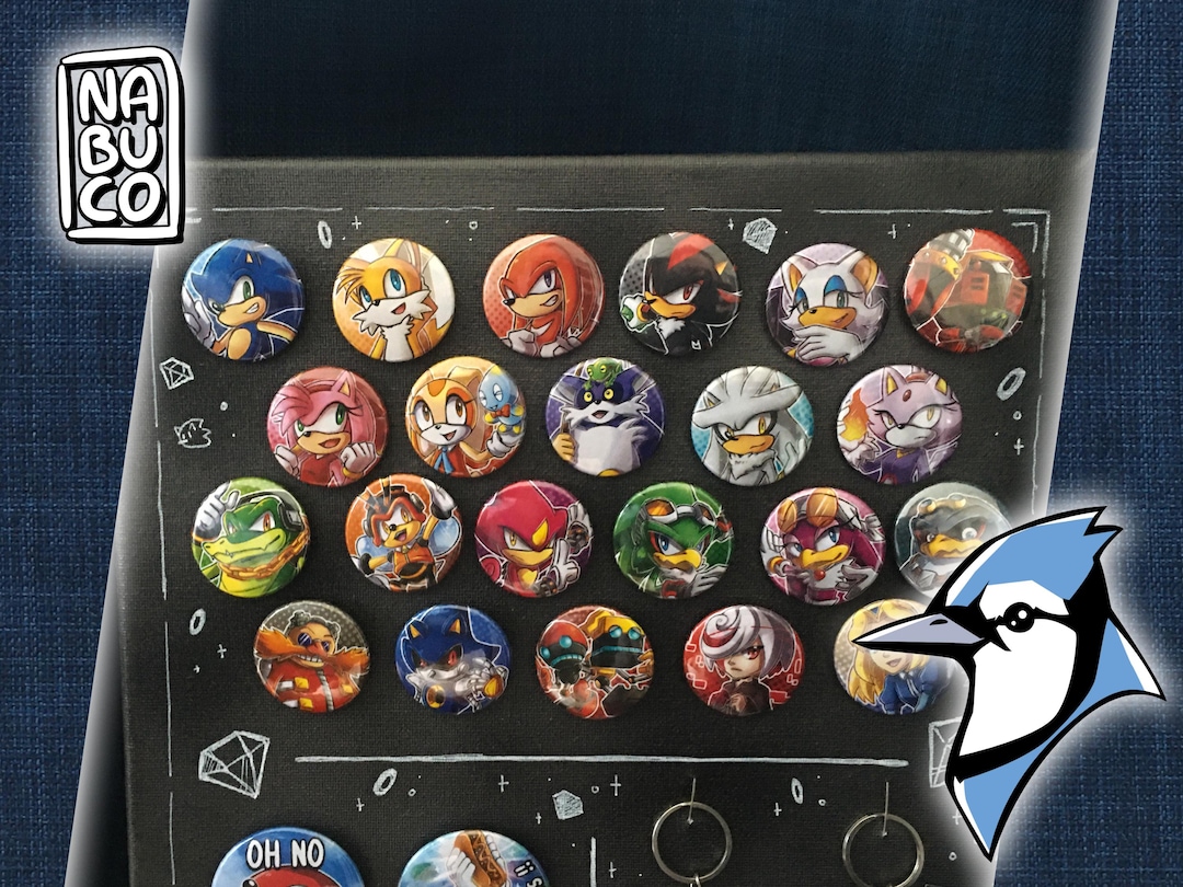 BADGE - Sonic - Etsy