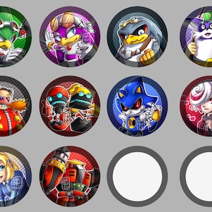 BADGE - Sonic - Etsy