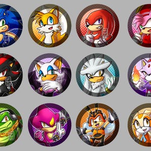 BADGE - Sonic - Etsy