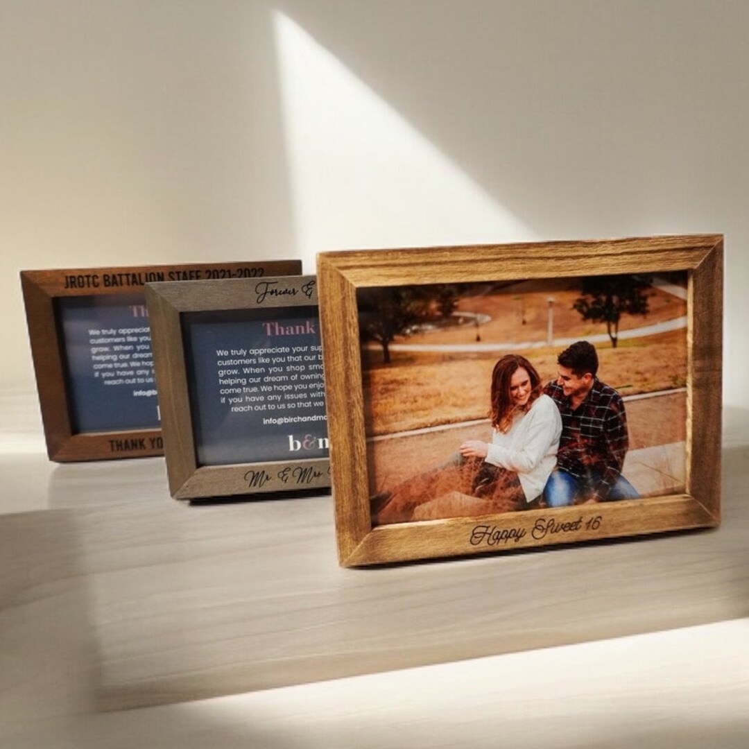 Customizable Frame | Custom Engraved Frame | Custom Picture Frame ...