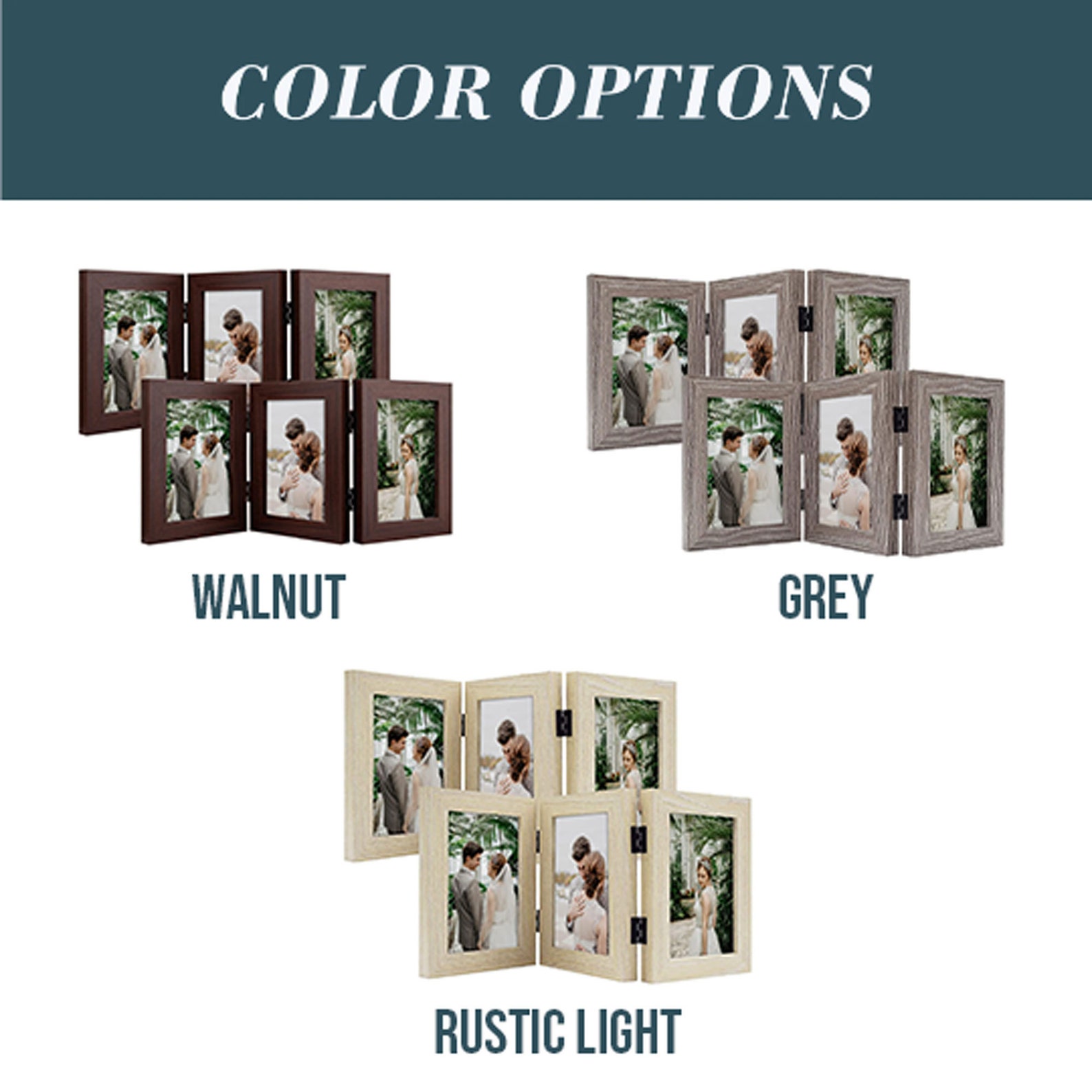 Custom Triple Picture Frame Custom Engraved Frame - Etsy