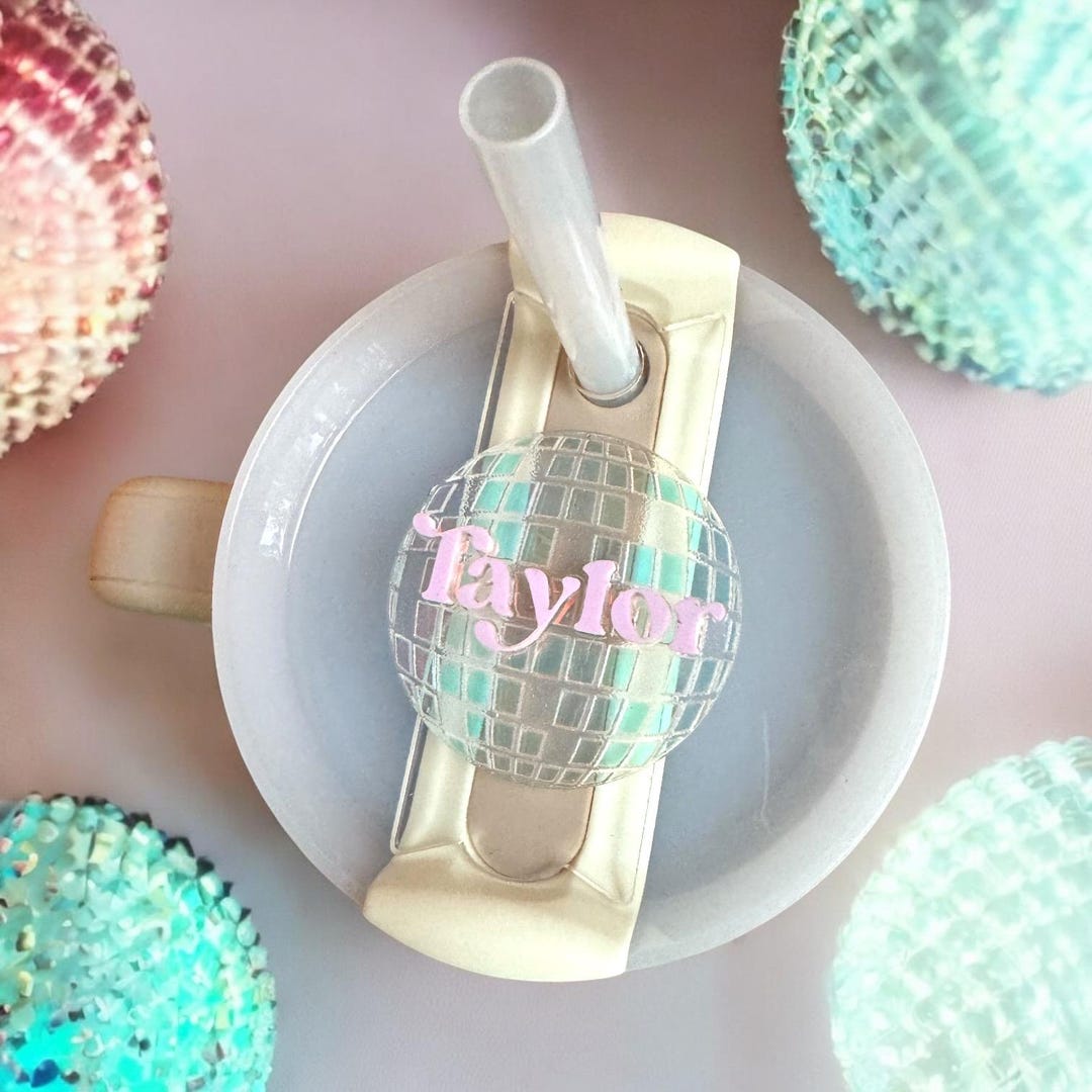 Custom Retro Stanley Topper, Stanley Cup Name Tag, Acrylic Cup Plate ...