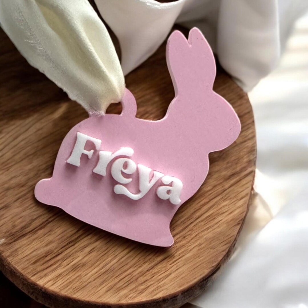 Custom Easter Name Tag for Easter Baskets, Easter Egg Name Tag, Name ...