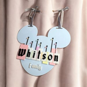 Disneyland Stroller Sign, Custom Stroller Tag, Personalized Stroller ...