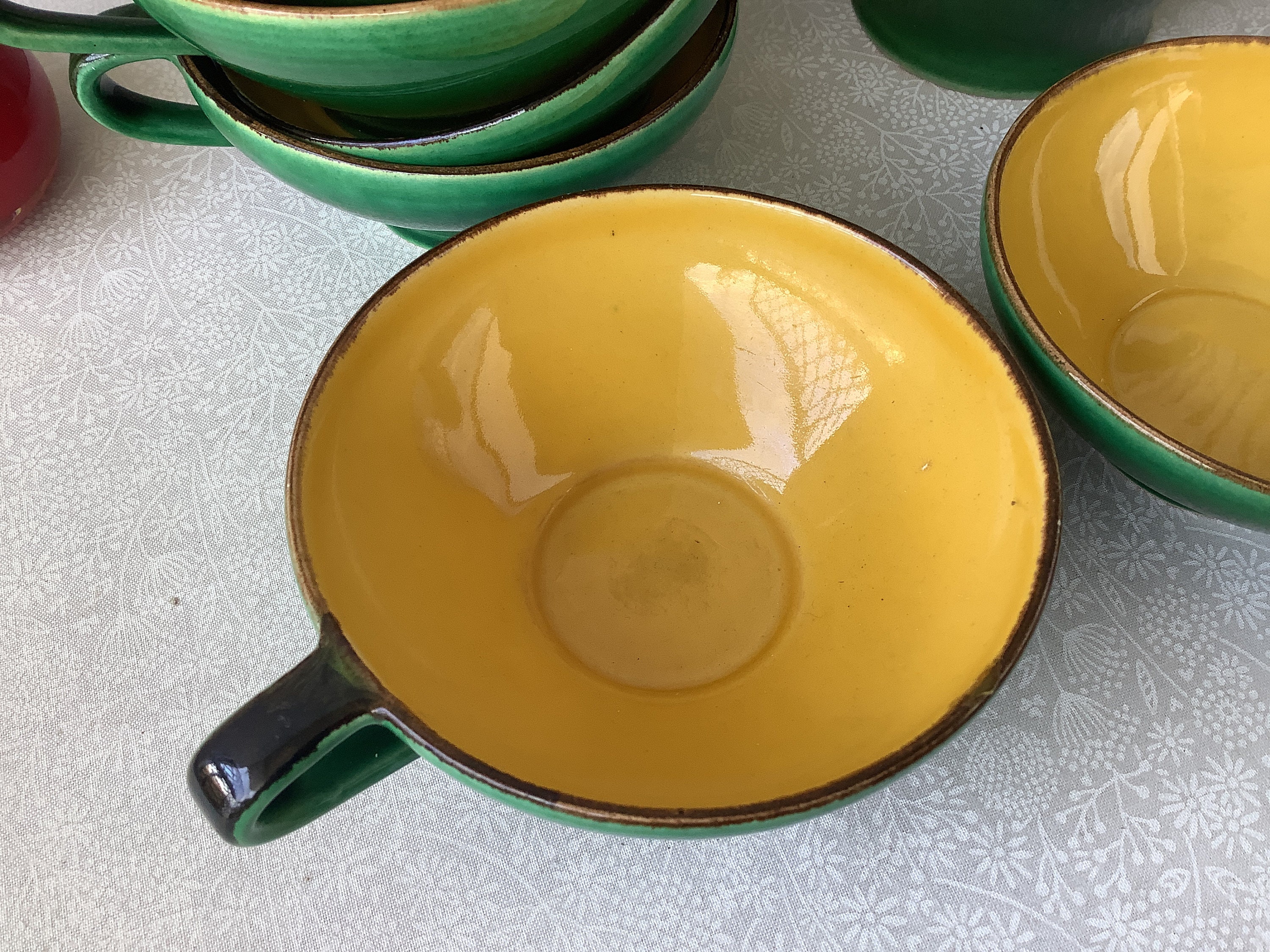 Zahner Rheinfelden Swiss Made Pottery Cups and Coffee Maker - Etsy