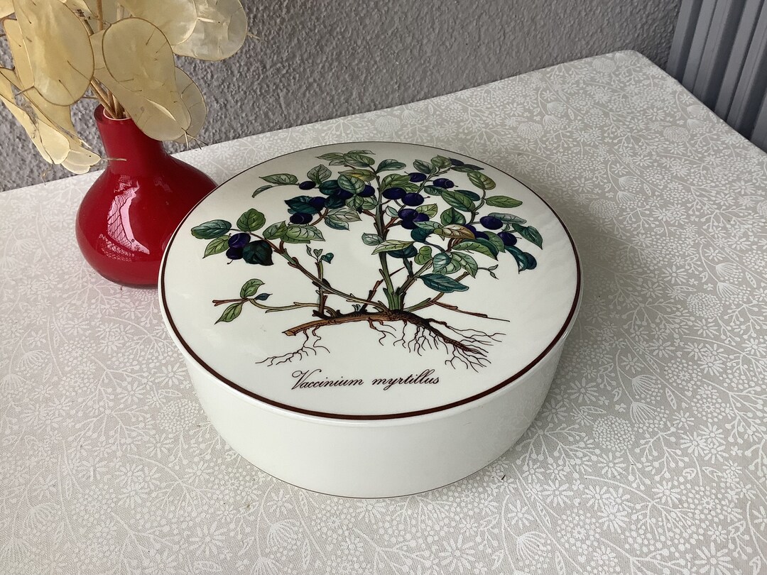 Villeroy & Boch Botanica Porcelain Box Vaccinium Blueberries - Etsy