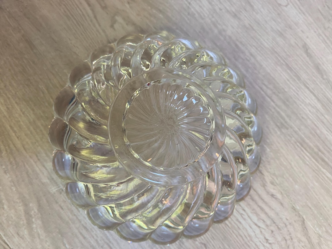 Vintage Pressed Glass Butter Pat Dish - Etsy
