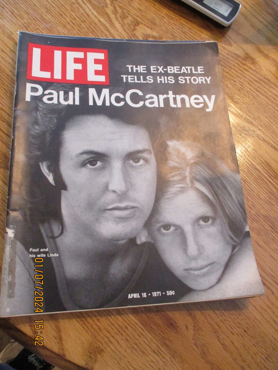 Paul Mccartney & Wife Linda LIFE Magazine APRIL 16,1971 Vintage - Etsy