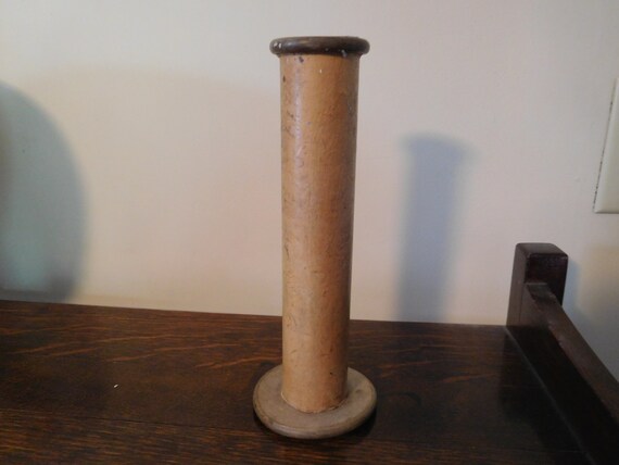 Spool Industrial Style Wooden Spool Weighted 8 3/4 T or | Etsy