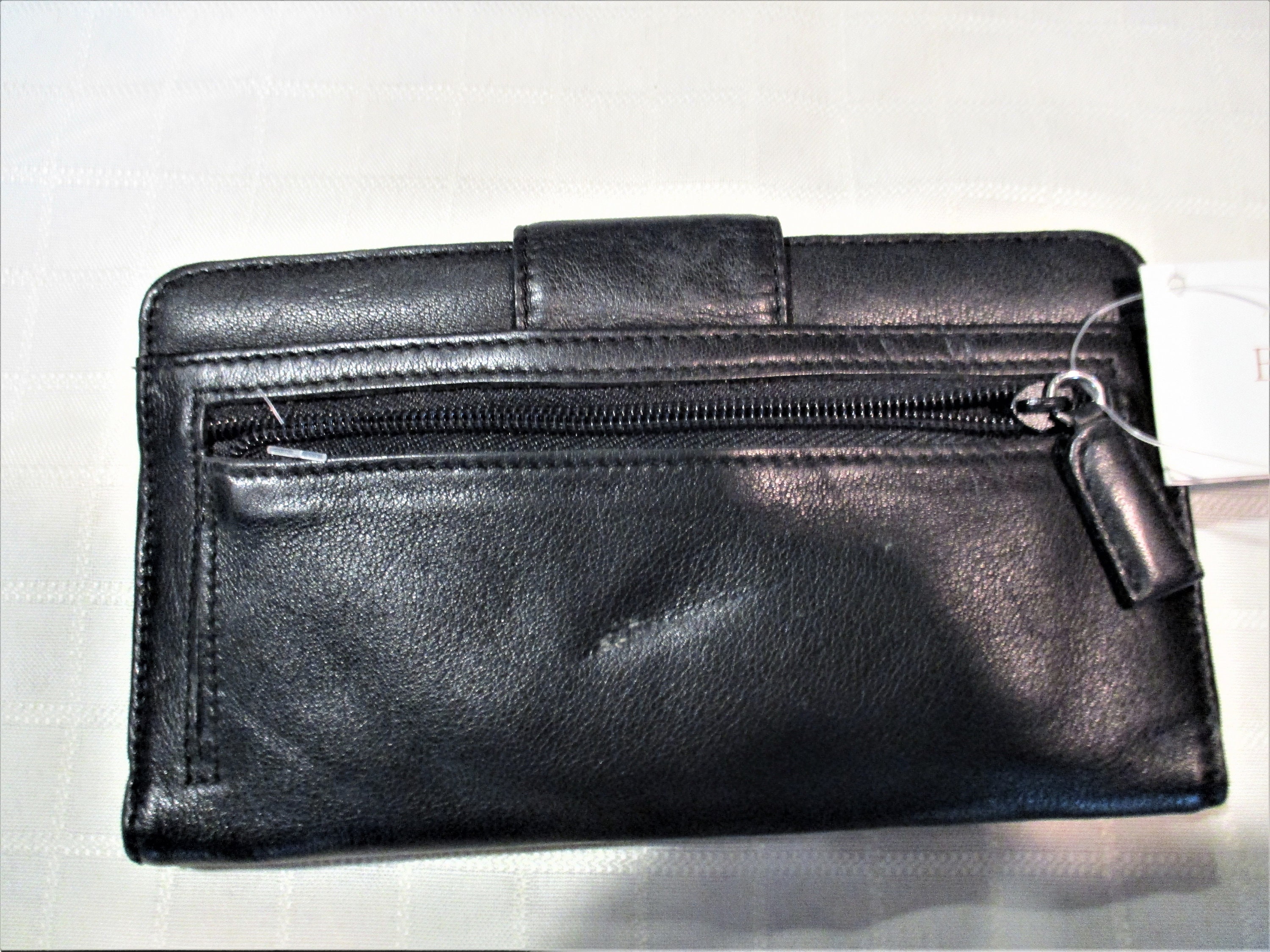 Enzo Angiolini Wallet Valentino Leather Black Vintage New With Original ...