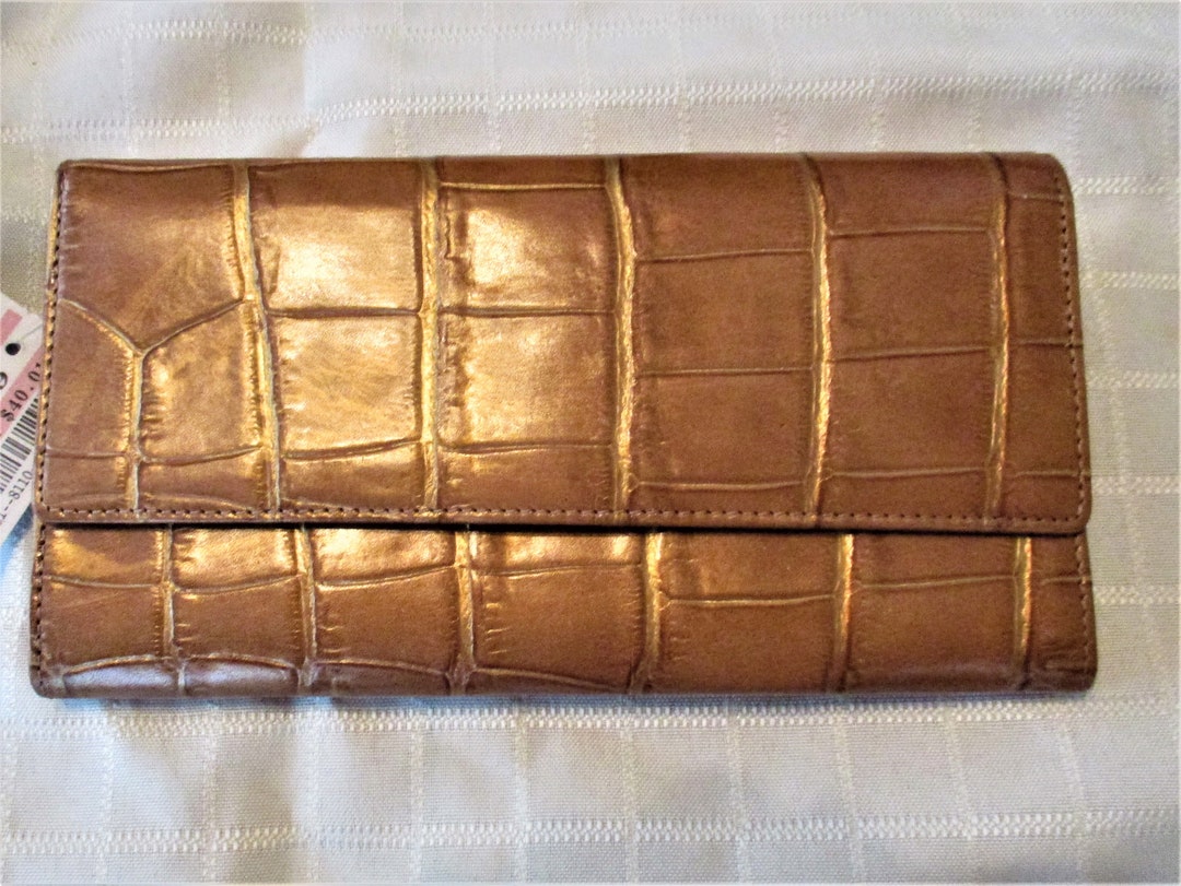 VINTAGE MONSAC Tri Fold Wallet Leather New With Tags - Etsy