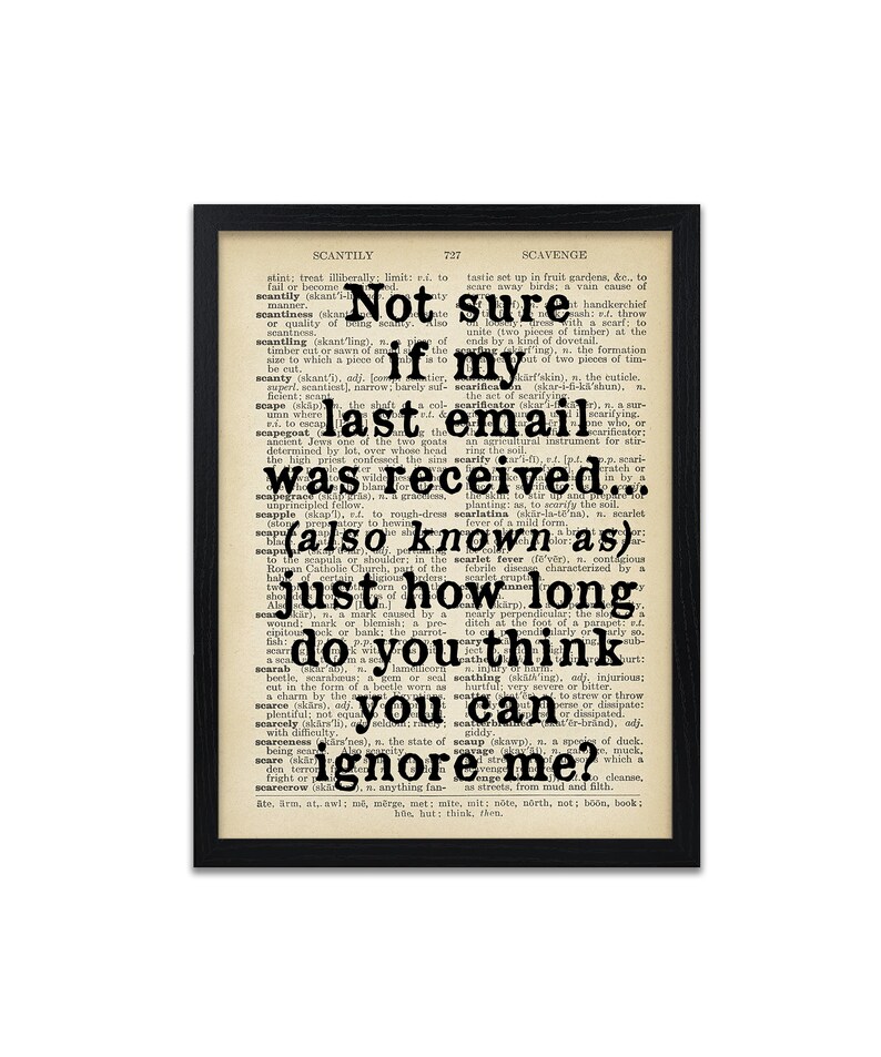 Set of 3 Funny Office Quotes - Email Quote - Typography for Office ...