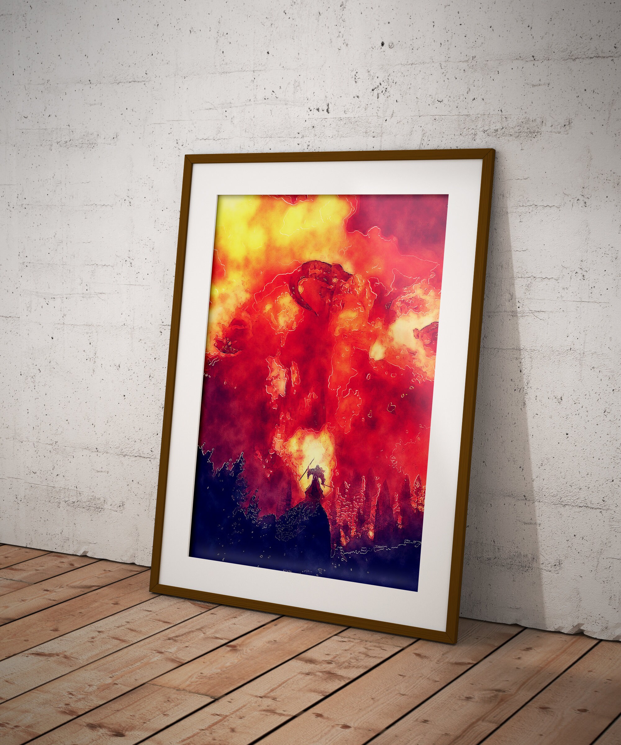 You Shall Not Pass Poster Artwork - Etsy UK