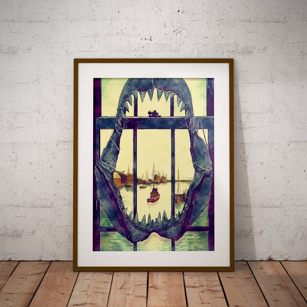 Jaws Poster - Etsy