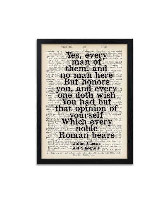 Shakespeare Julius Caesar Quotes