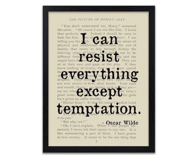 Oscar Wilde Quote Print, Gifts, Poster, Funny Prints, Wall Art ...