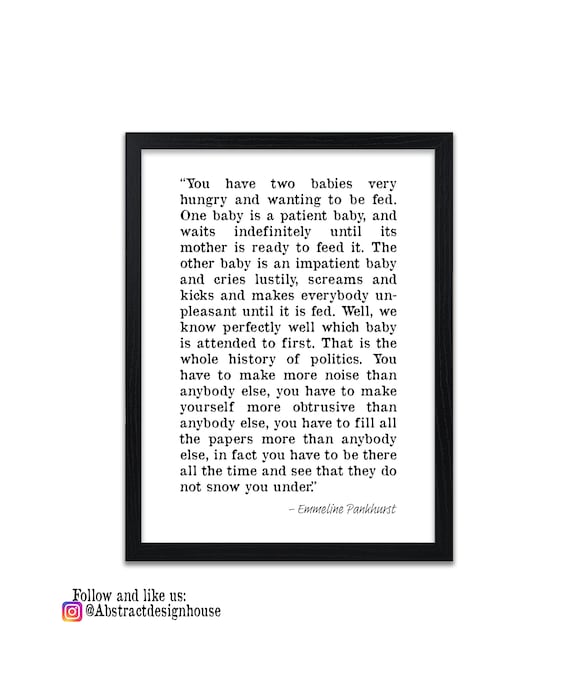 Famous Emily Pankhurst Quotes Emmeline And Christabel Pankhurst