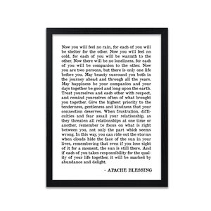 Apache Blessing Print - Apache Blessing Prints - Native American Poems ...