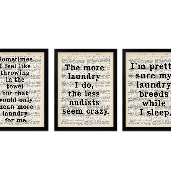 Laundry Quote - Etsy