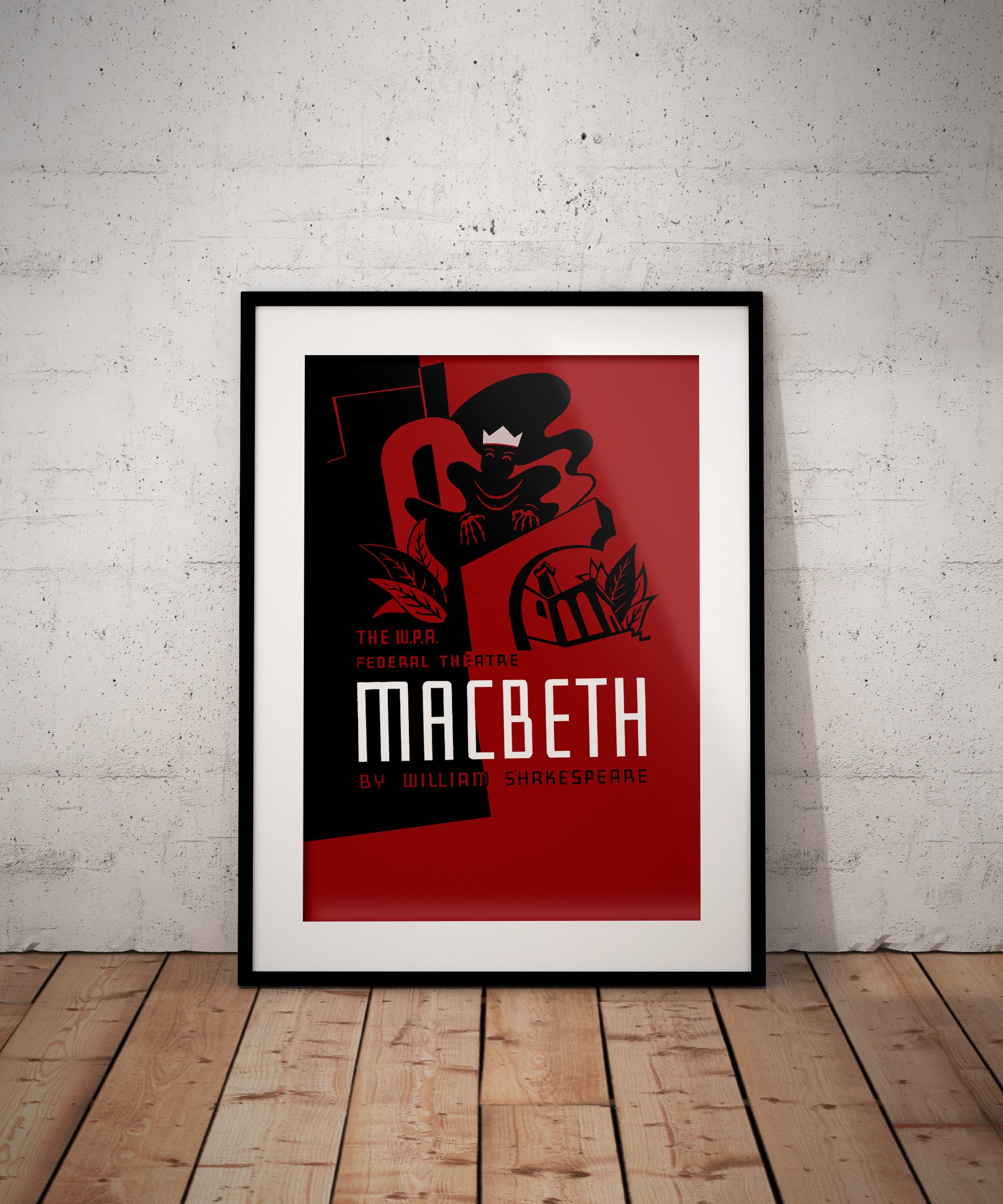 Shakespeare Poster Macbeth Posters Macbeth Print | Etsy