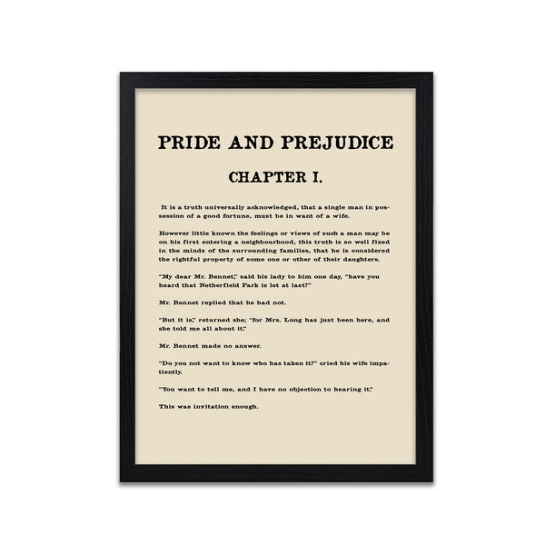 Pride and Prejudice - Etsy UK