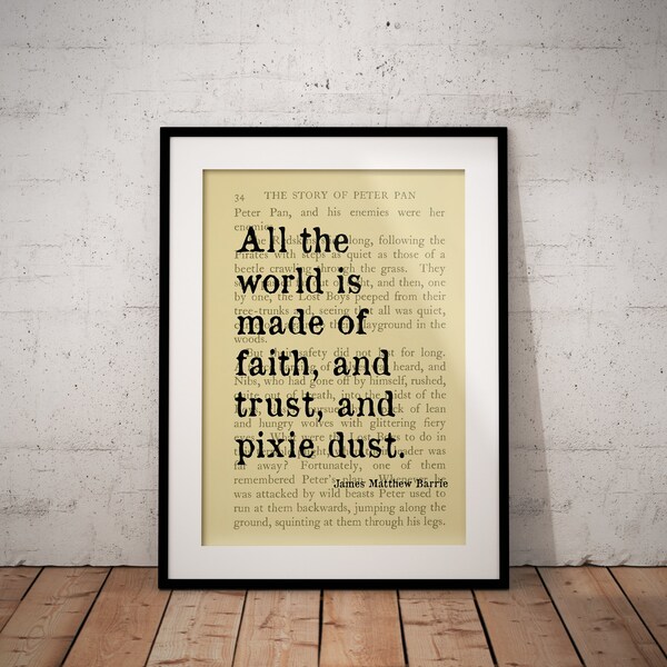 Peter Pan Print - Etsy UK