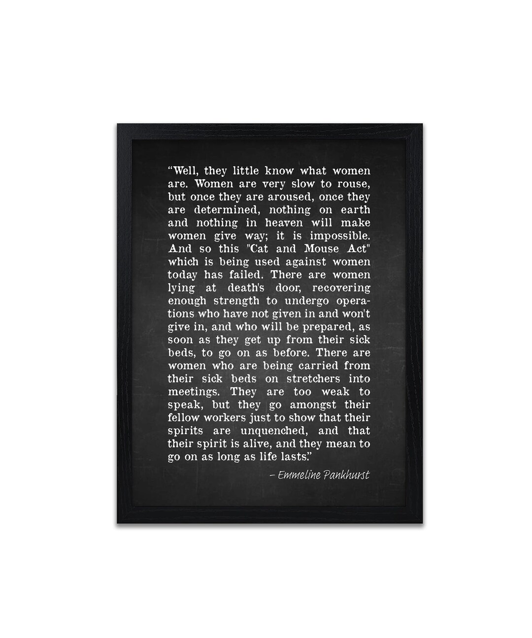 The Suffragettes Freedom or Death Quote Print - Emmeline Pankhurst ...
