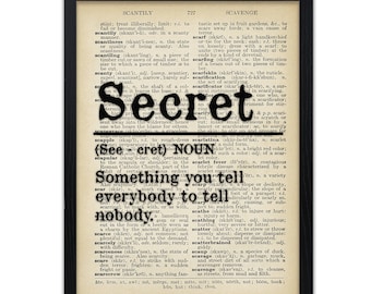 The Secret Print - Etsy