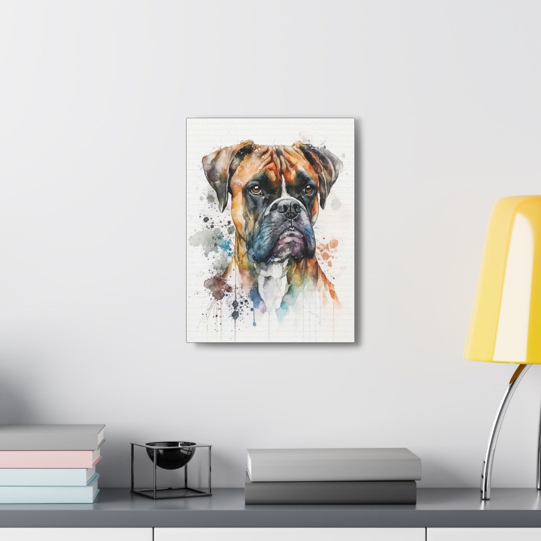 Boxer Art Print, Boxer Lovers Gift, Dog Art - Etsy
