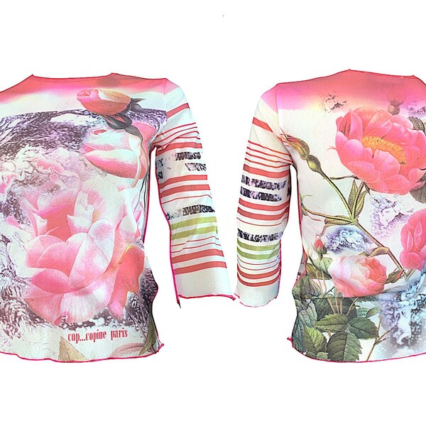 Y2k Miss Sixty Sheer Mesh Top - Etsy