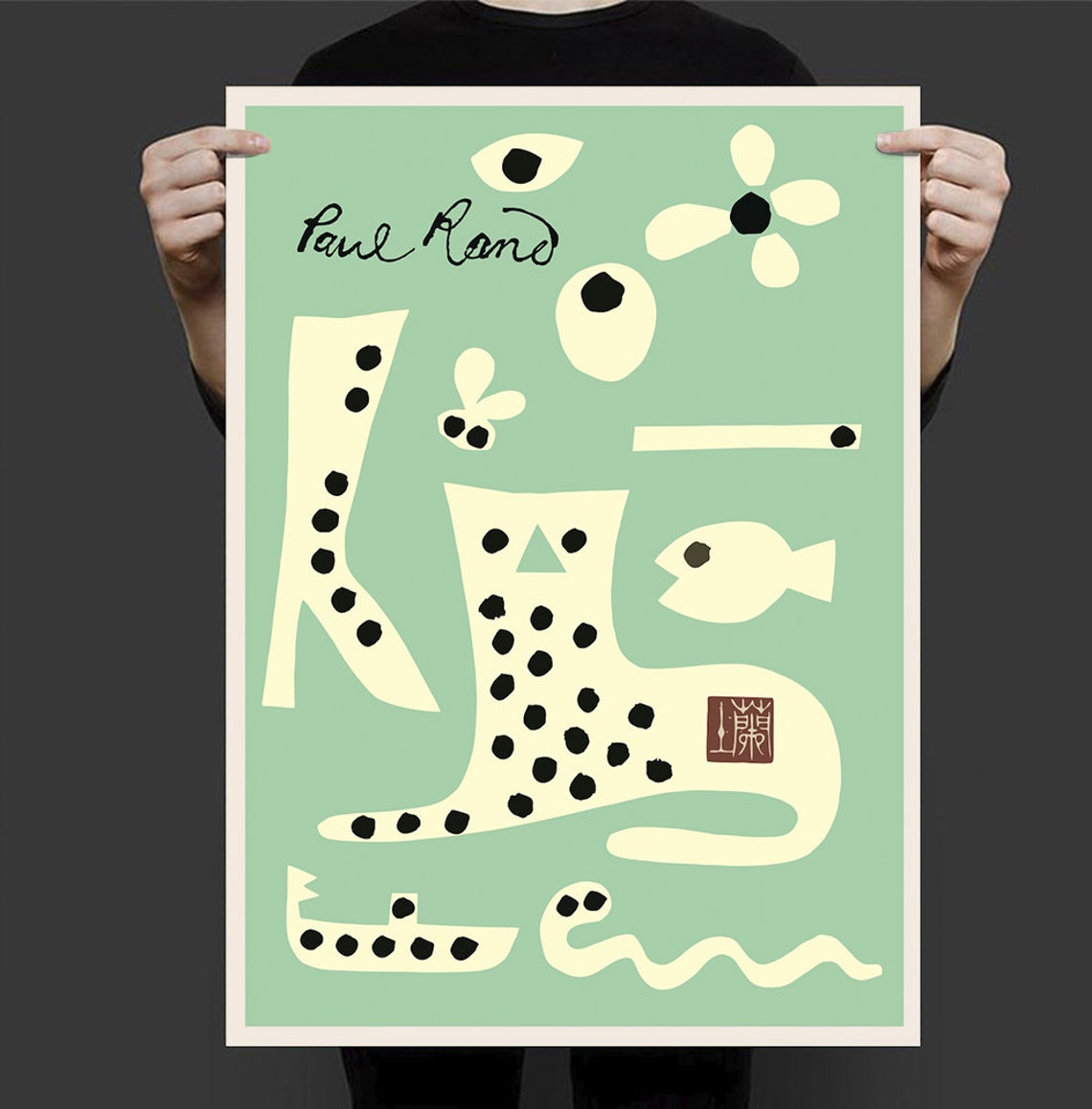 Paul Rand Art Director Designer Graphic Designer Painter | Etsy