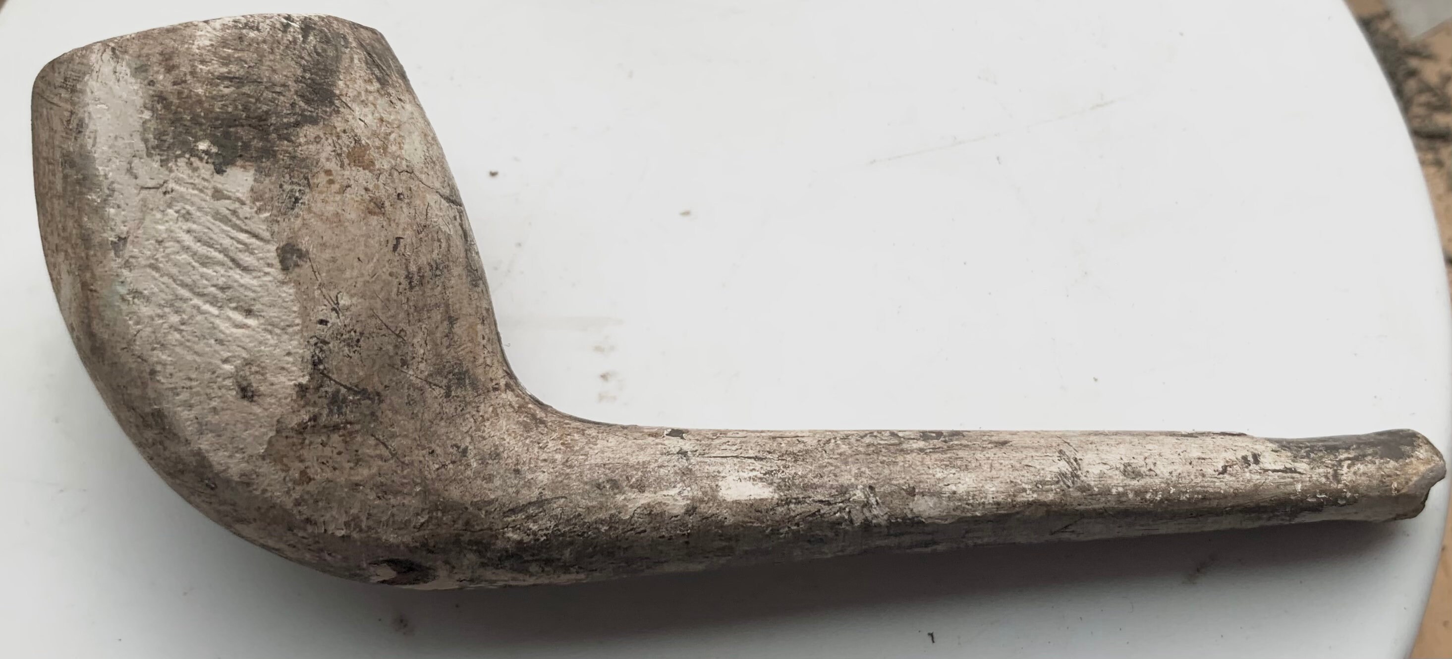 Victorian clay pipe found mudlarking full pipe | Etsy