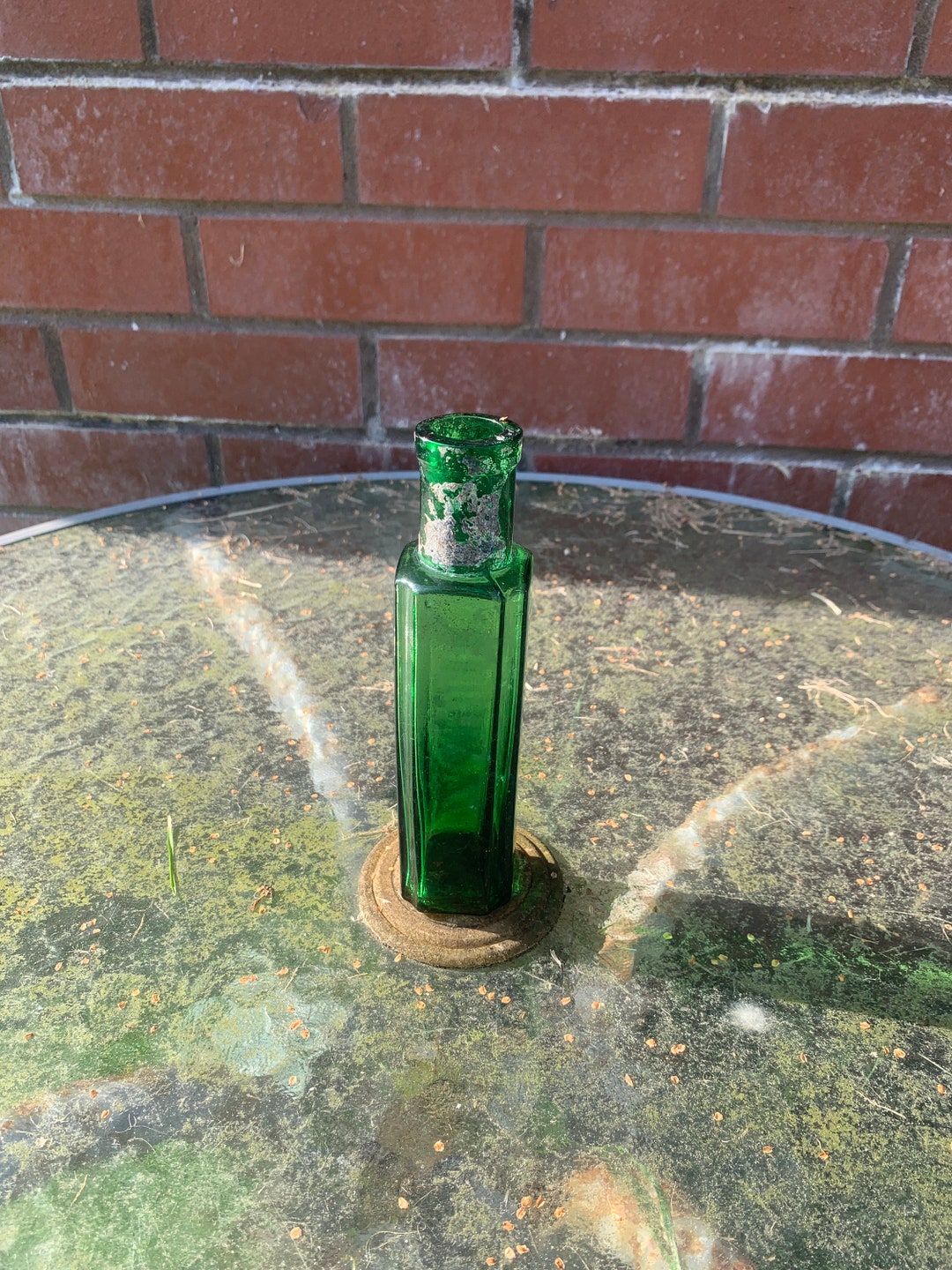 Cobalt Green Pepper Sauce Bottle Found Bottle Digging Scotland - Etsy