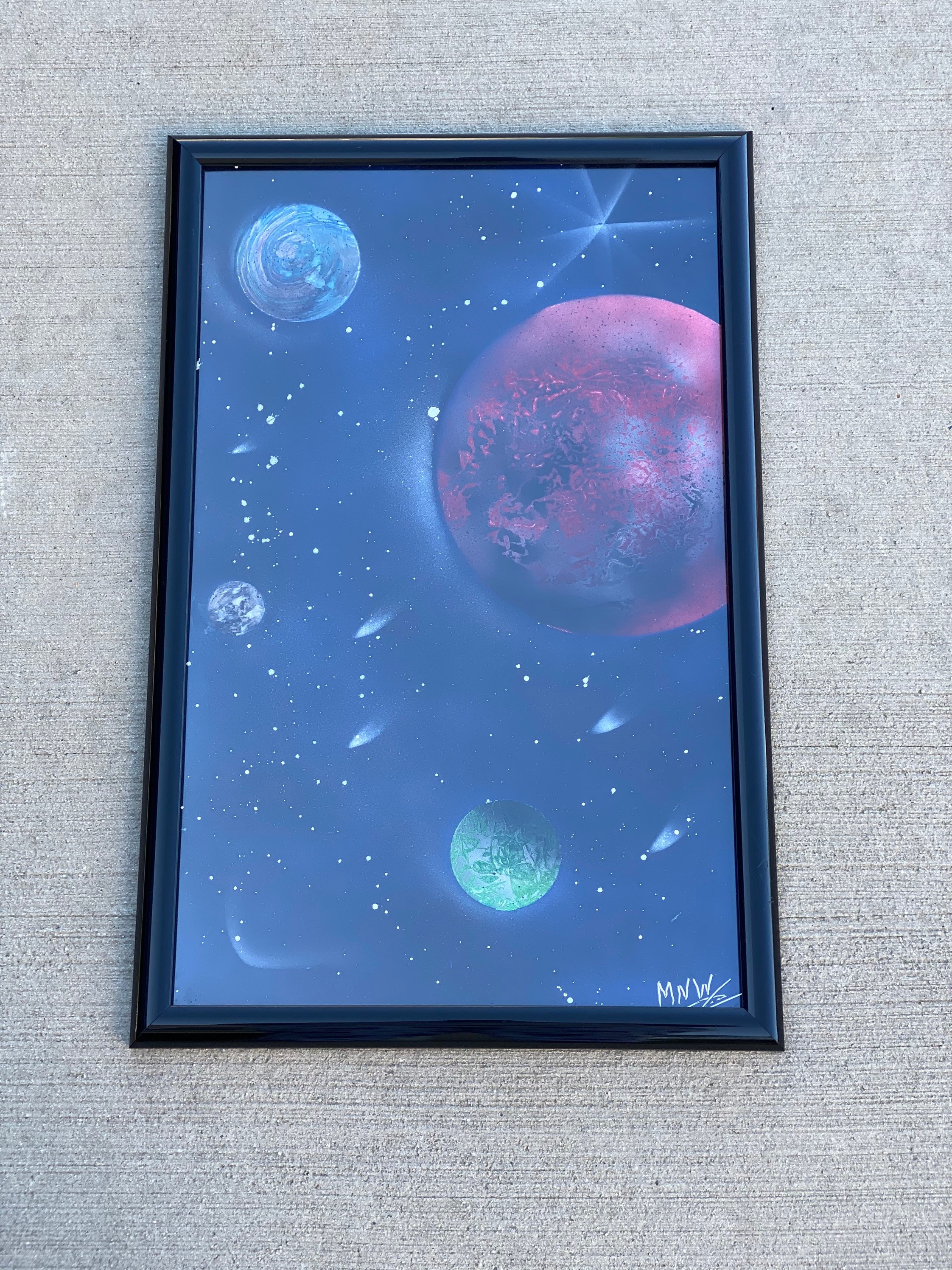 Planets in Space - Etsy