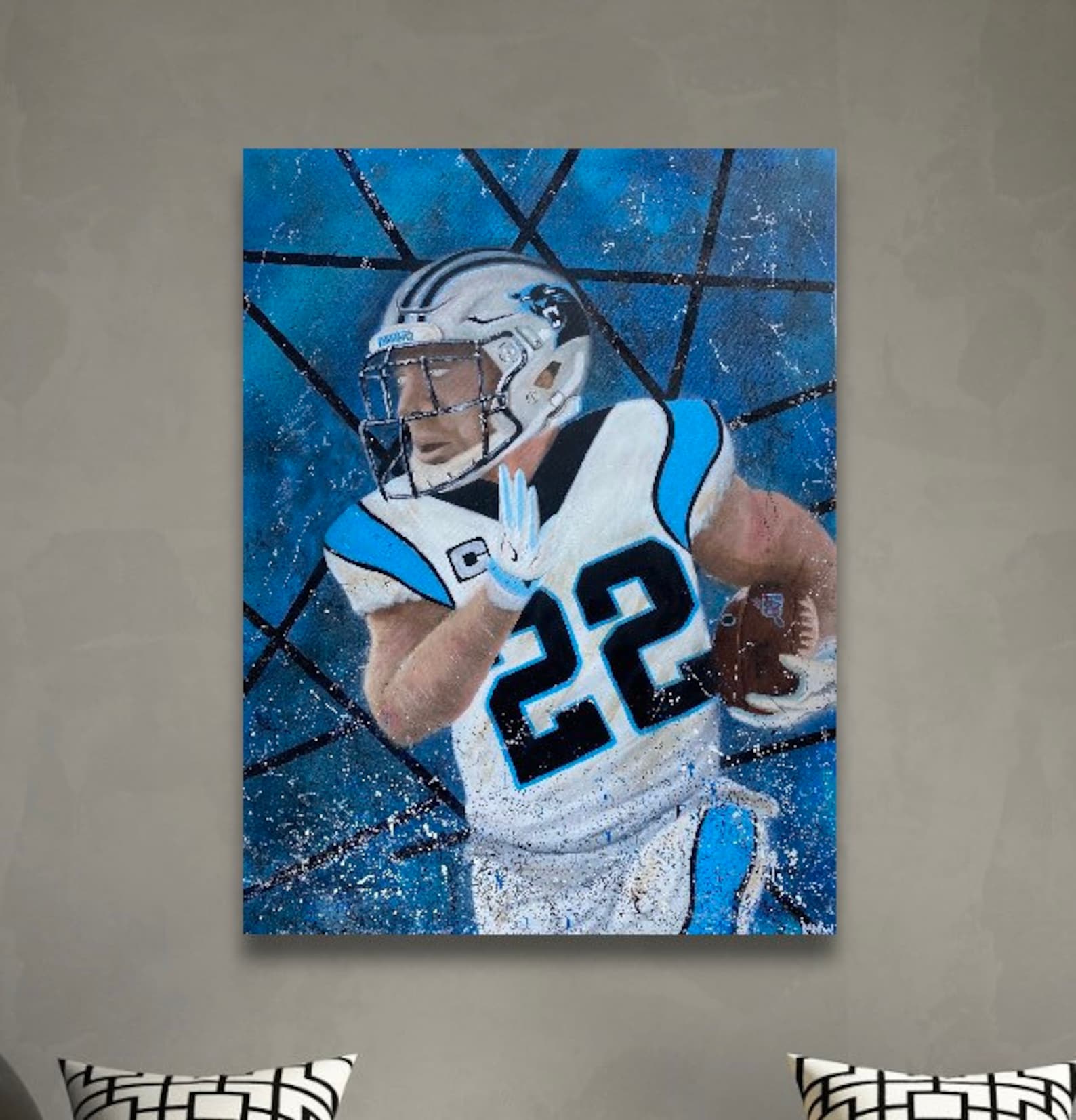 Christian Mccaffrey Poster - Etsy