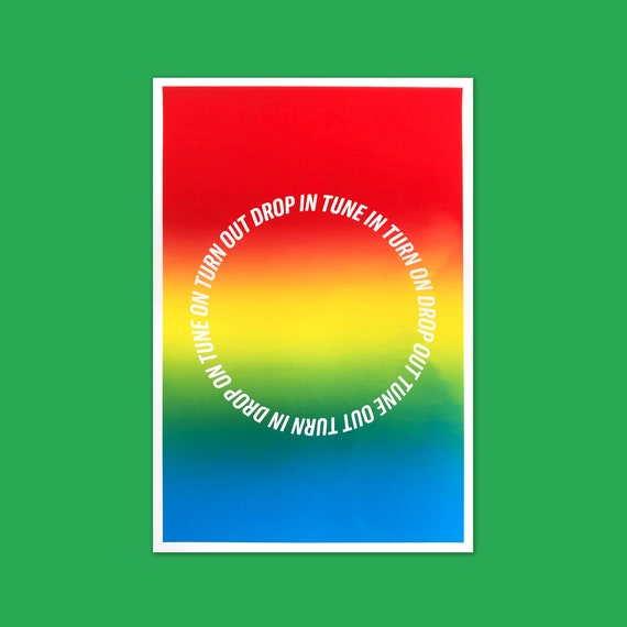 Tune in Turn Out Drop on Poster | Etsy