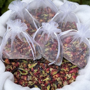 Flower Wedding Toss: Biodegradable Confetti Sachets, Floral Favors - Etsy