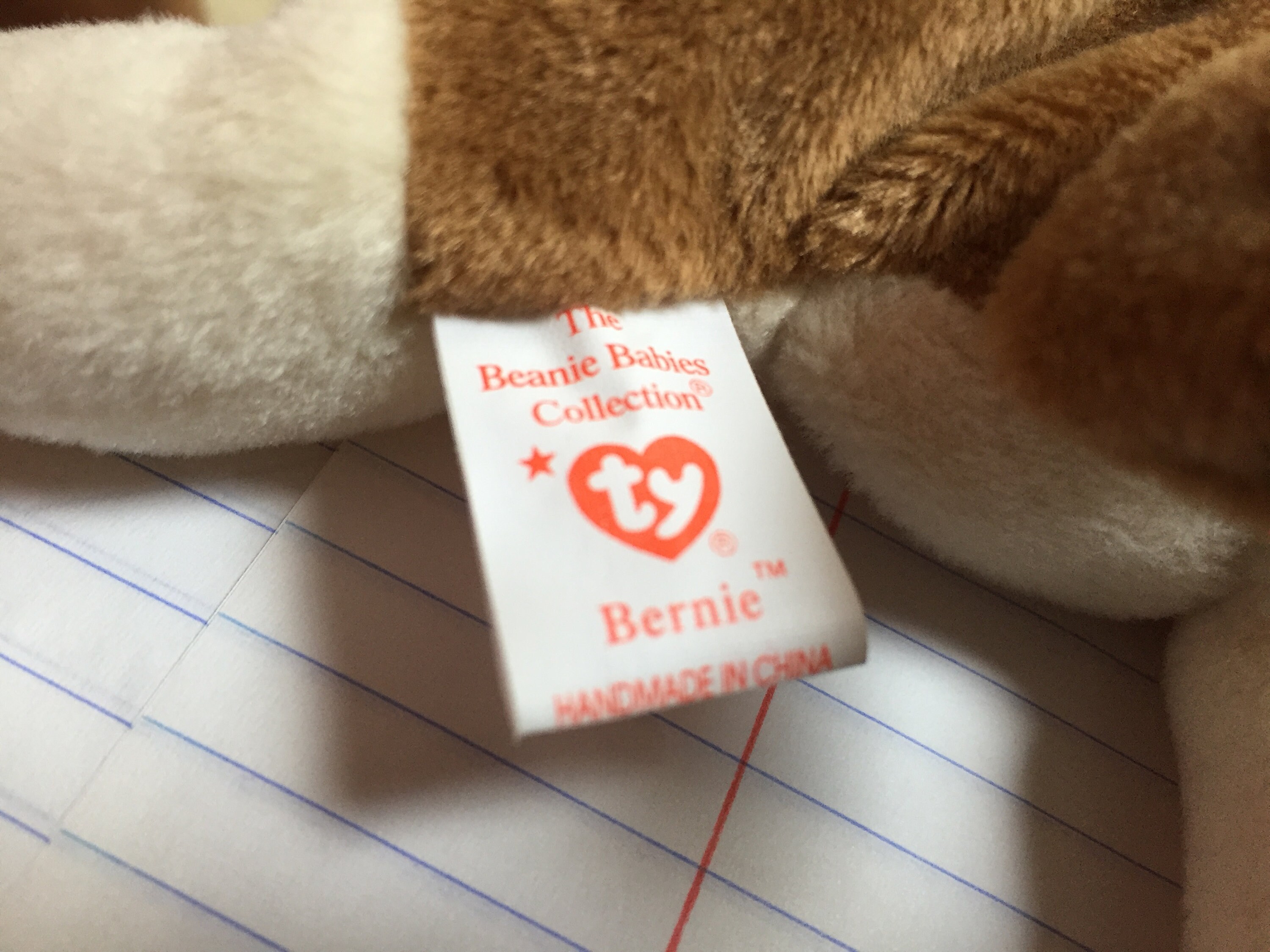 Bernie the Dog Beanie Baby - Etsy