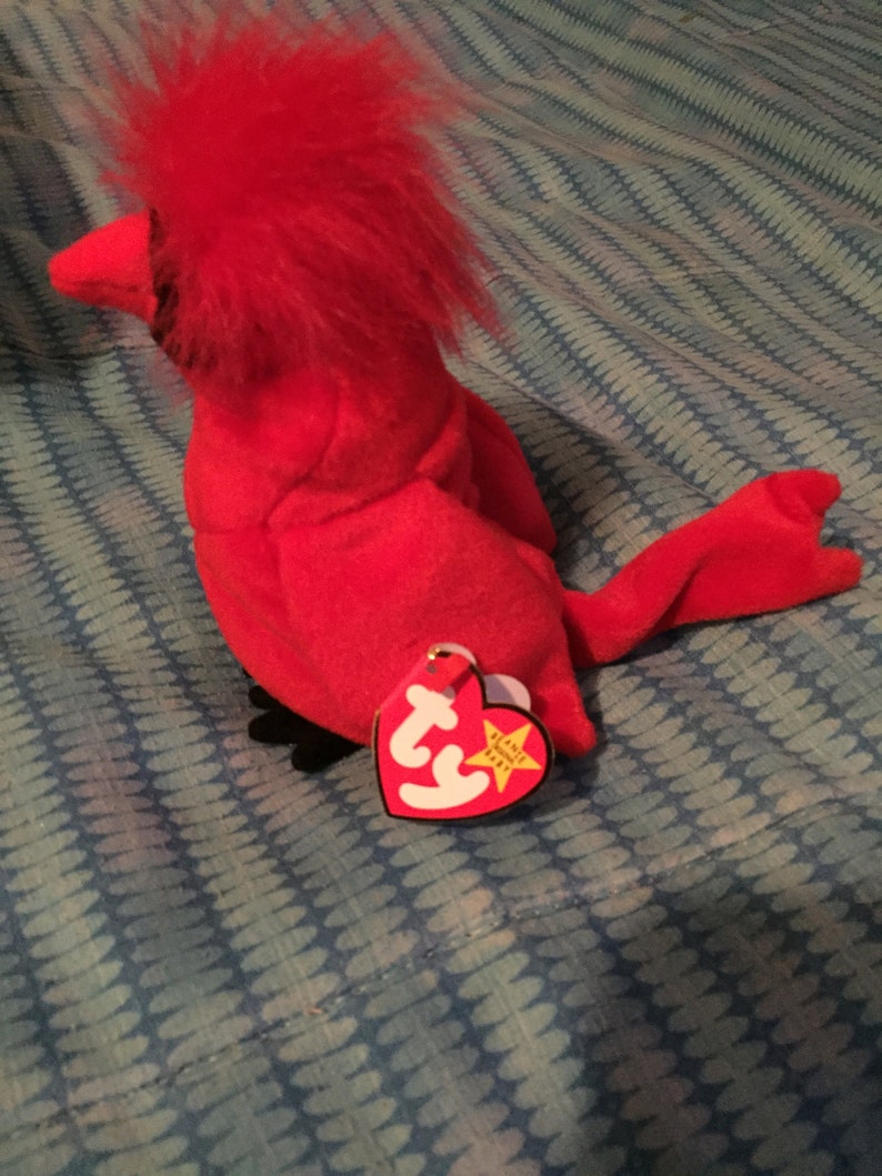 Mac Rare Retired Cardinal Bird Beanie Baby - Etsy
