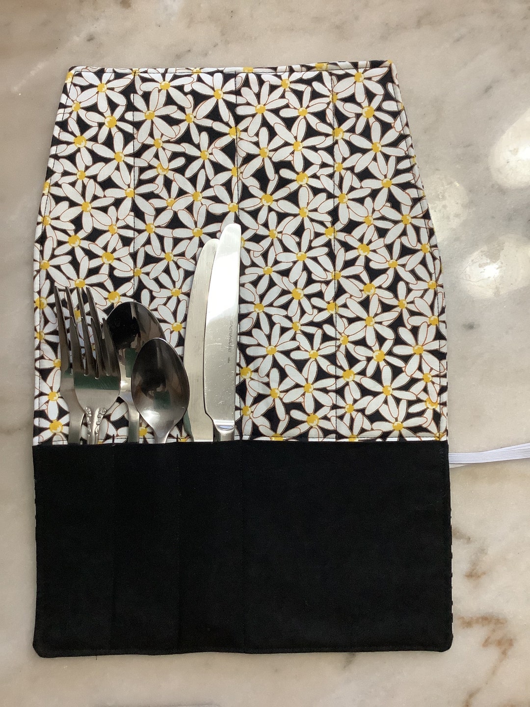 Portable Utensil Holder Silverware Roll up Carrier - Etsy