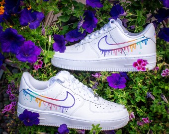 Rainbow Nike Air Force 1 | Etsy