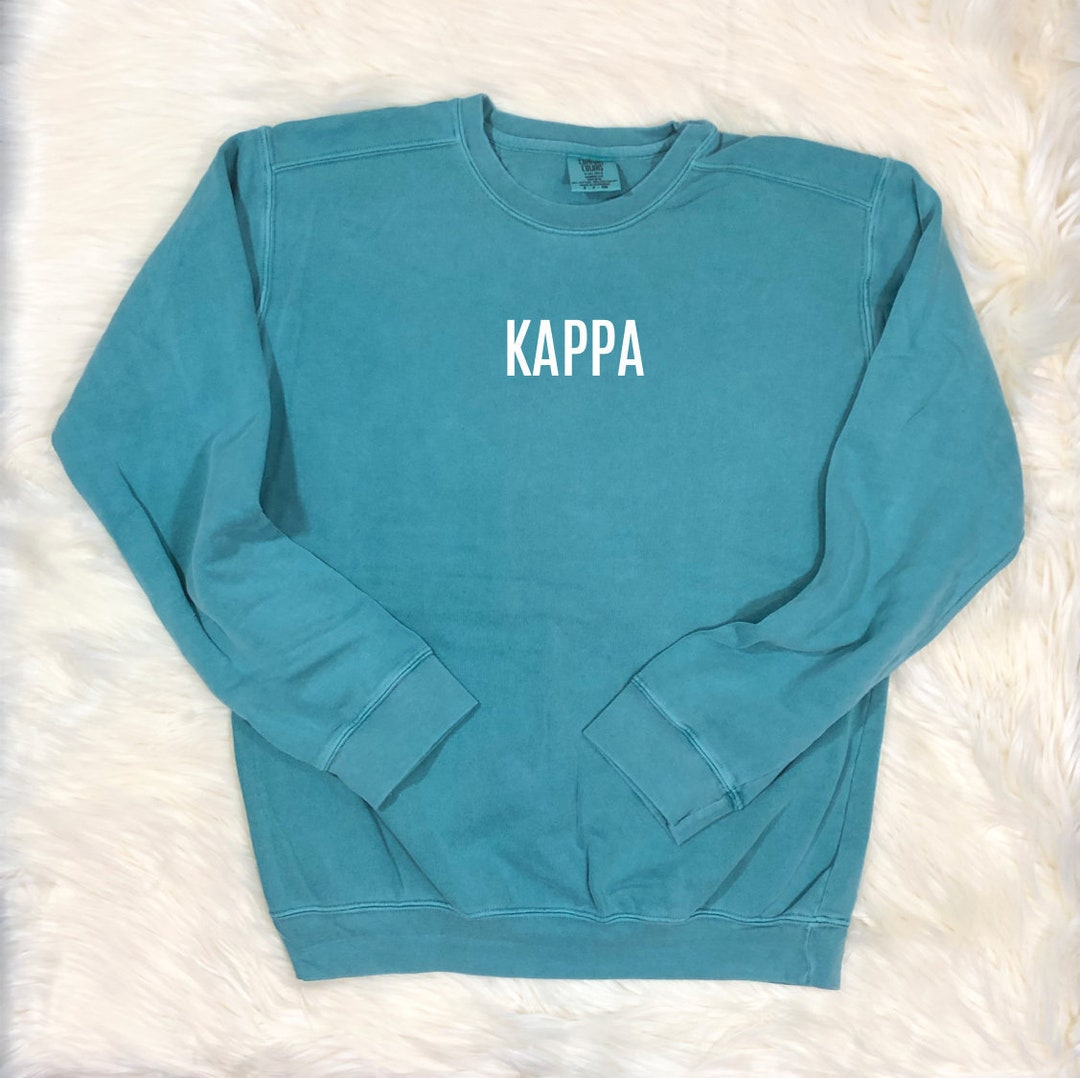 Kappa Kappa Gamma Comfort Colors Crewneck Sweatshirt Sorority Sister ...