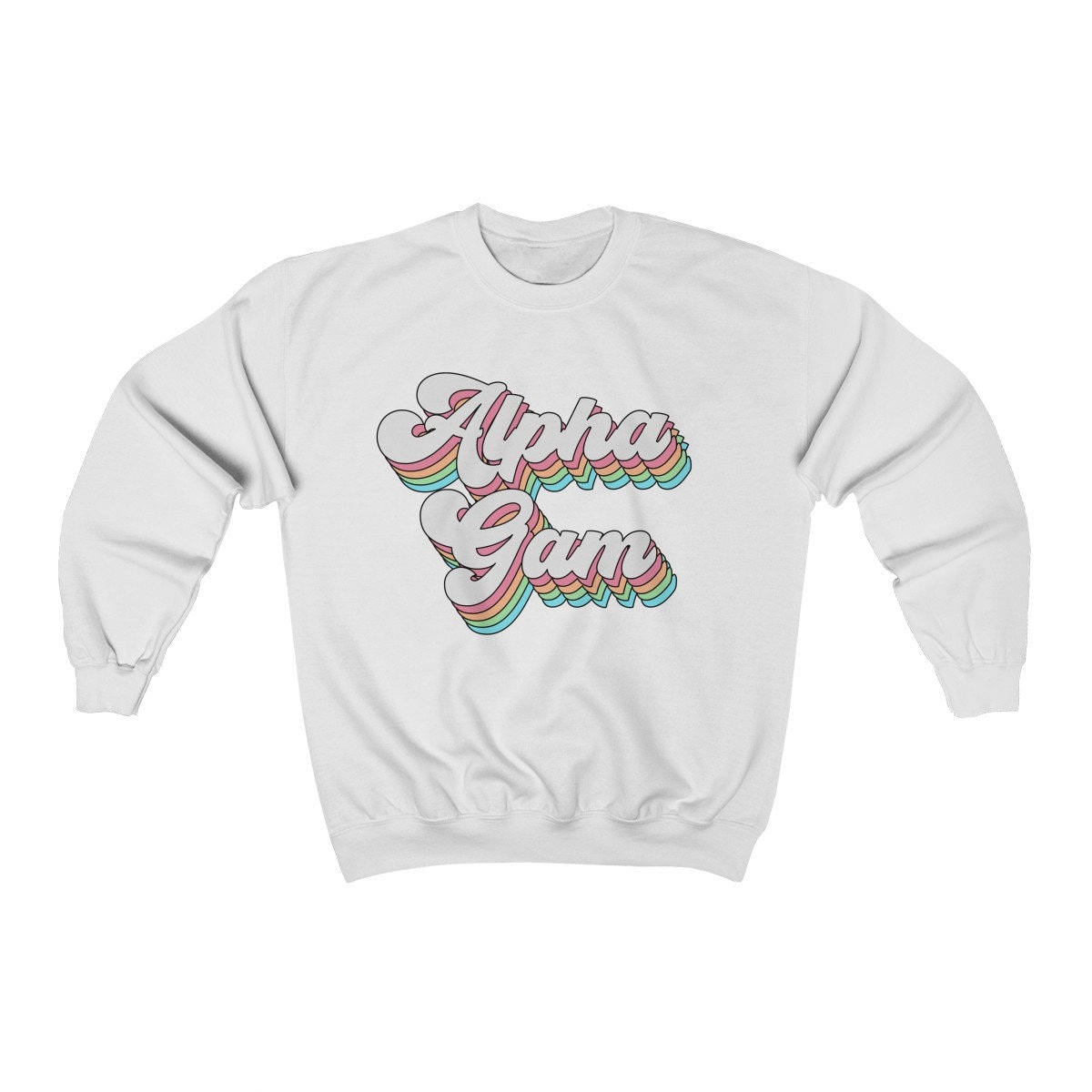 Alpha Gamma Delta Sweatshirt AGD Alpha Gam Sorority Gildan - Etsy