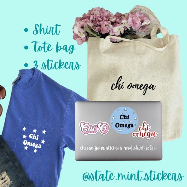 Chi Omega Stickers - Etsy