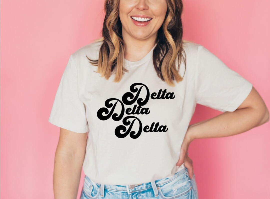 Delta Delta Delta Sorority Tri Delta Vintage Tee Bella Canvas Unisex ...
