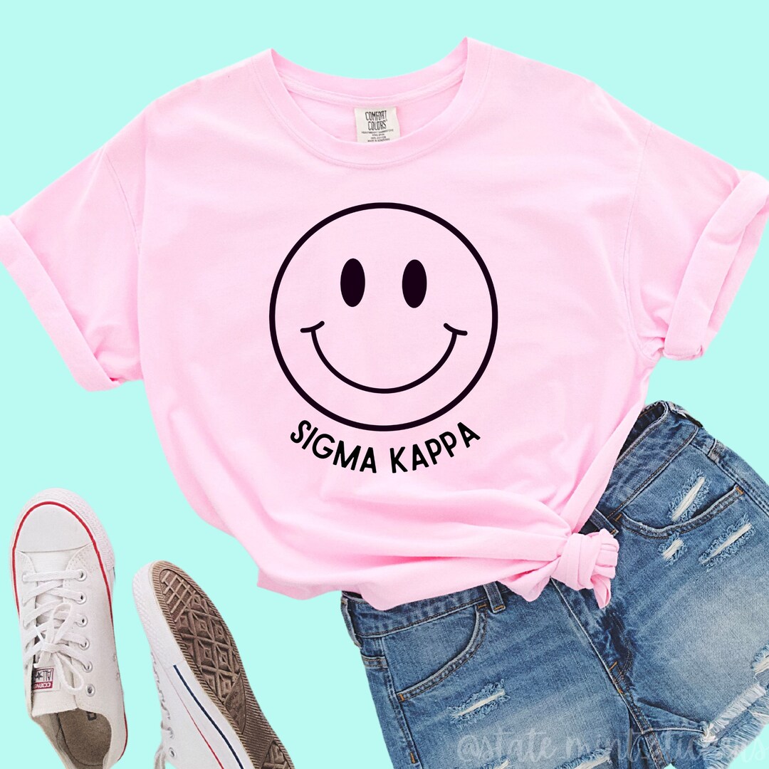Sigma Kappa Shirt Sorority T-shirt Comfort Colors Short Sleeve Tee ...