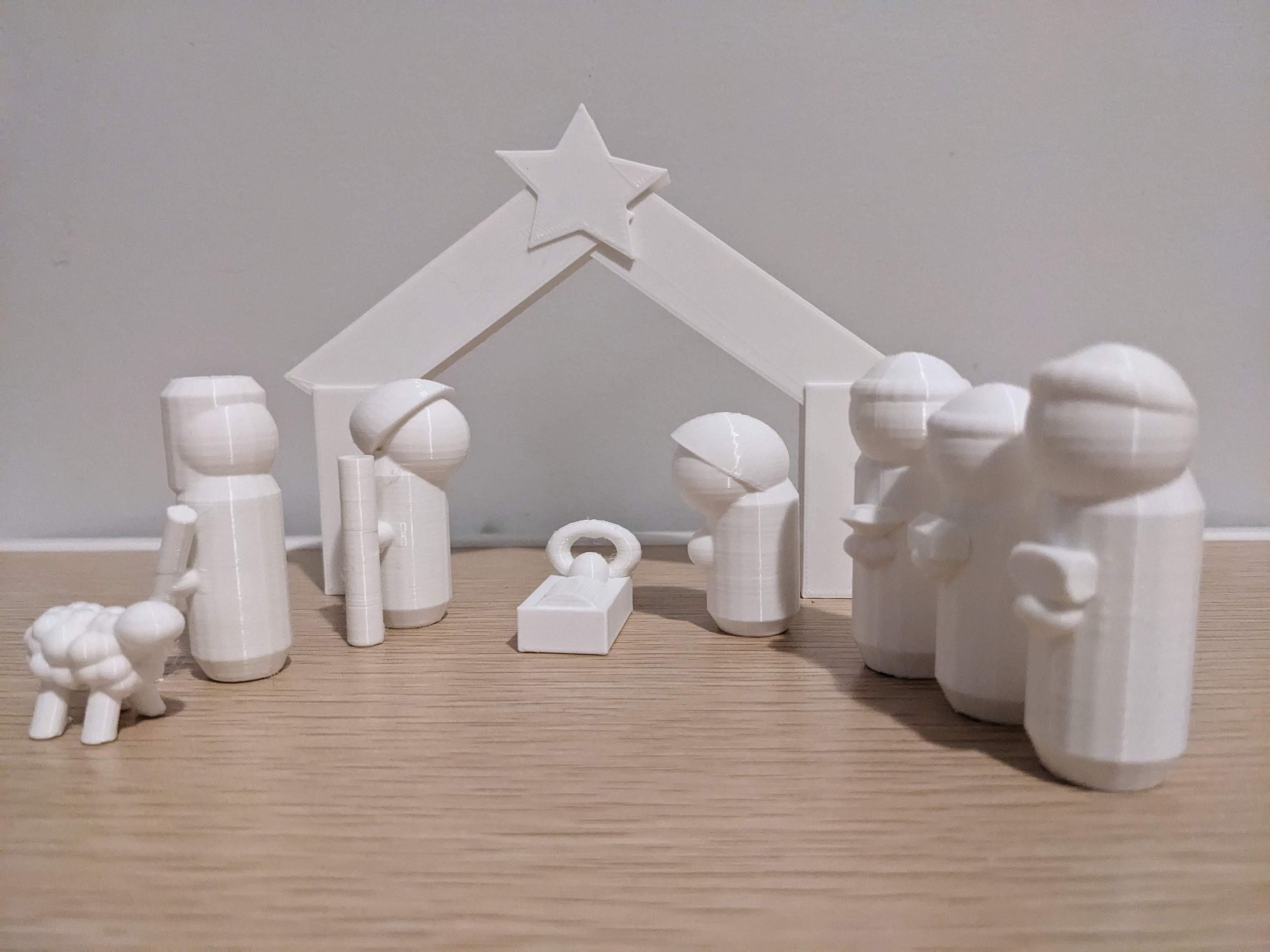 DIGITAL Nativity Set - STL File for 3D Printing - Etsy