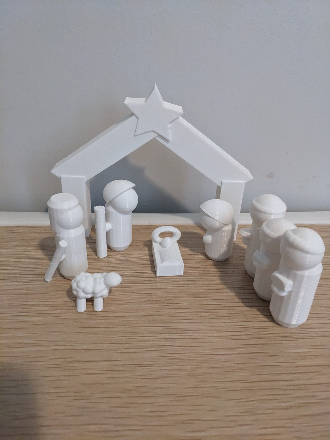 3D Printed Nativity Scene - Etsy