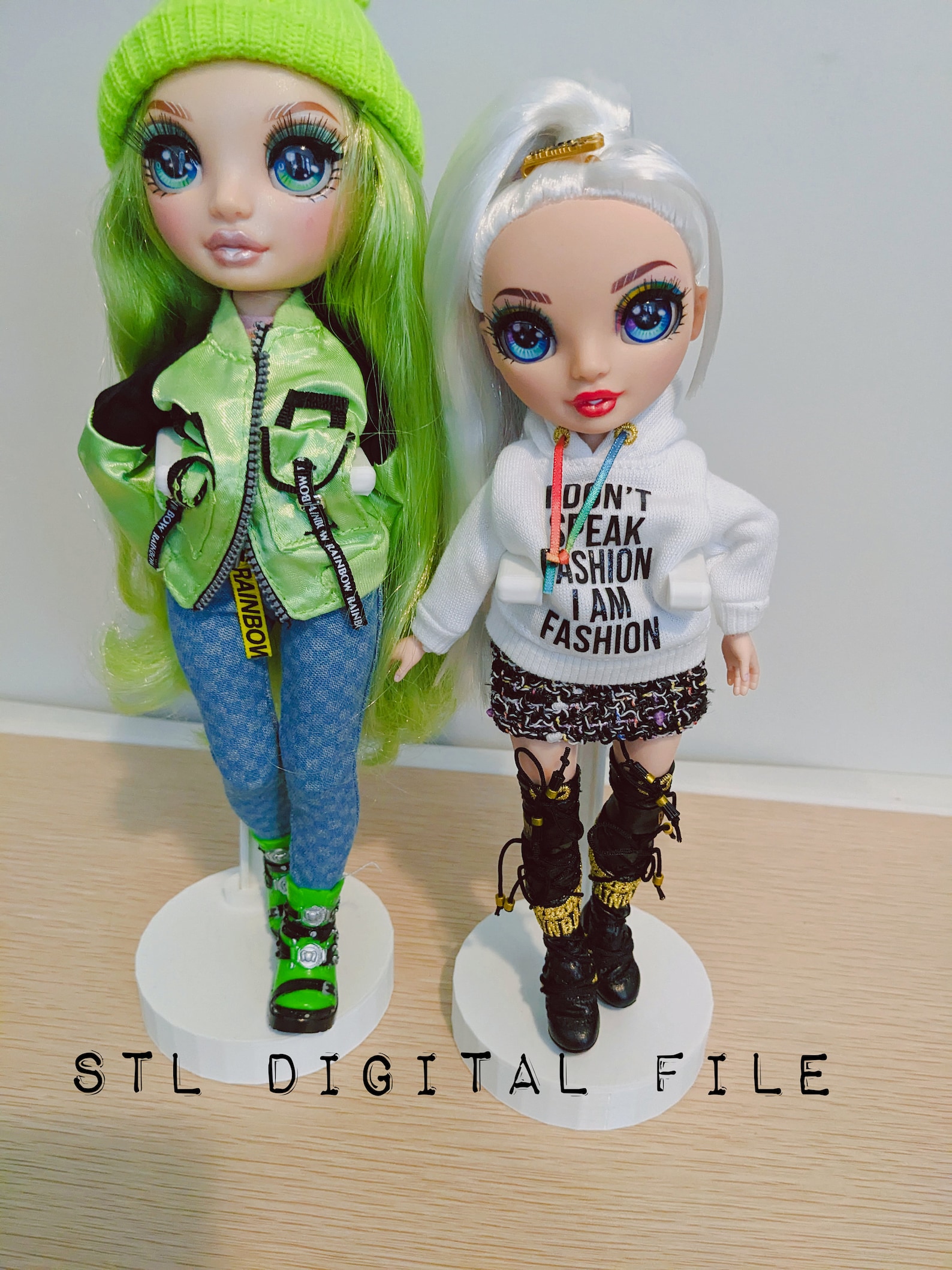 Doll Stands for Rainbow High Dolls - .STL File - - Etsy